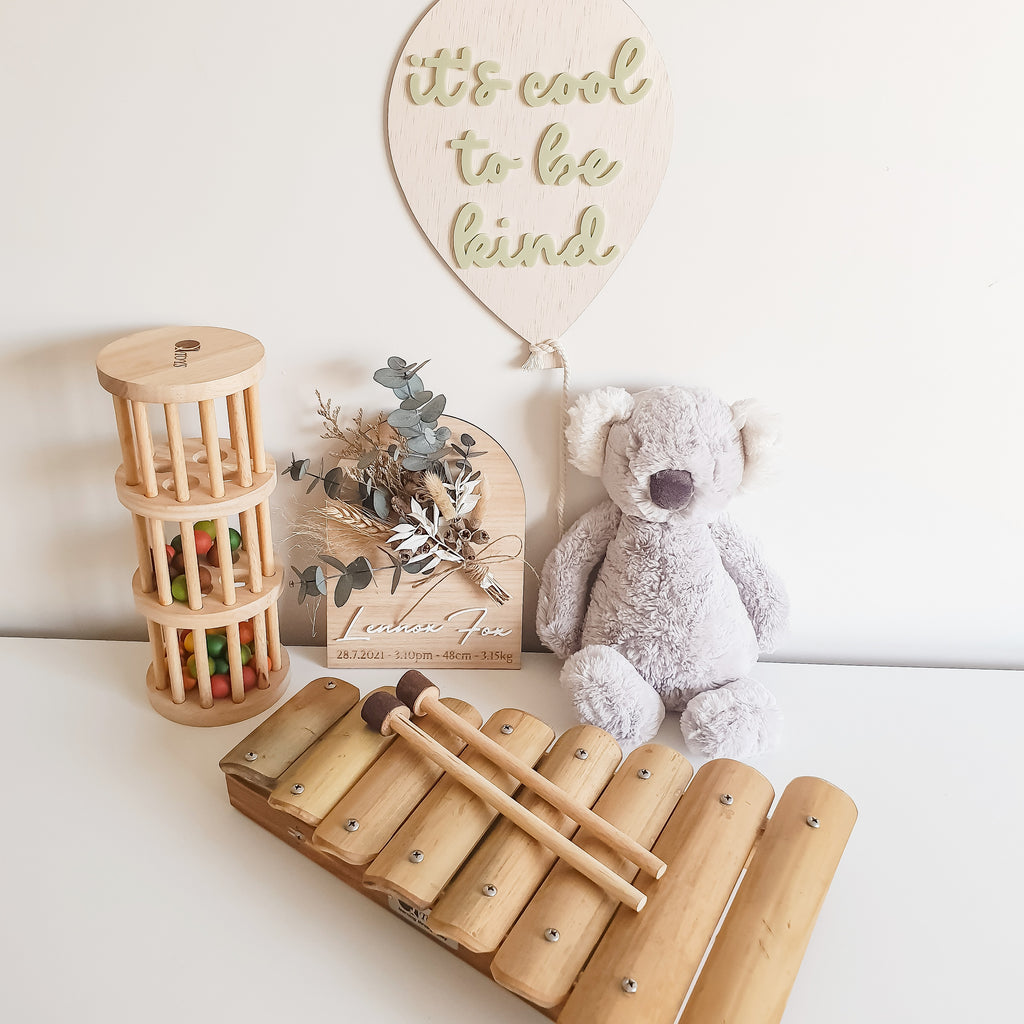 Bamboo xylophone – The Playful Fox by Ribbon Republic